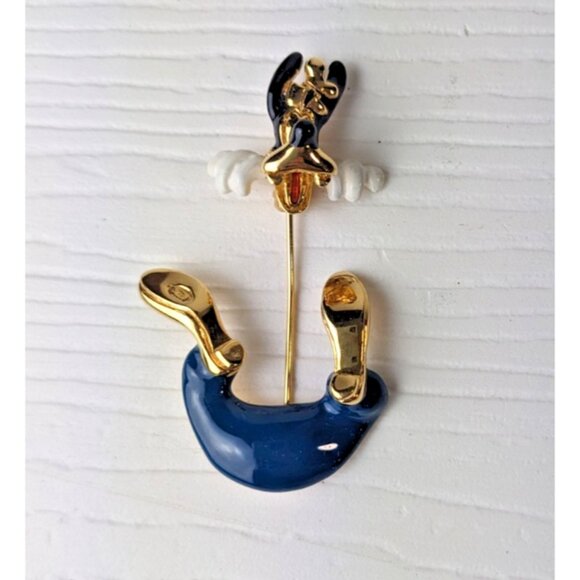 Disney | Jewelry | Disney Napier Goofy Stick Pin Gold Tone Enamel ...